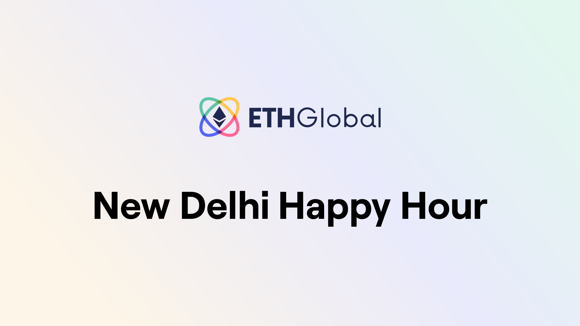 ETHGlobal Happy Hour New Delhi