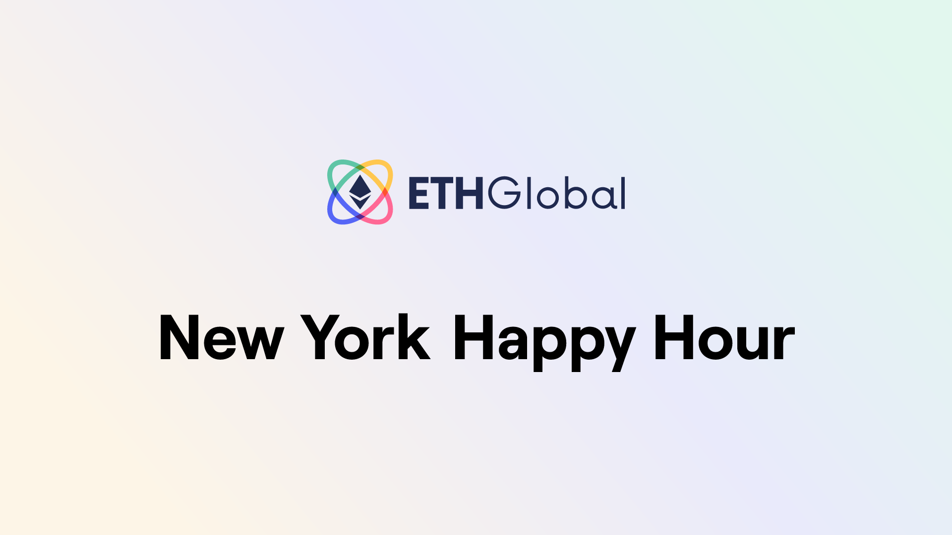 ETHGlobal New York Happy Hour