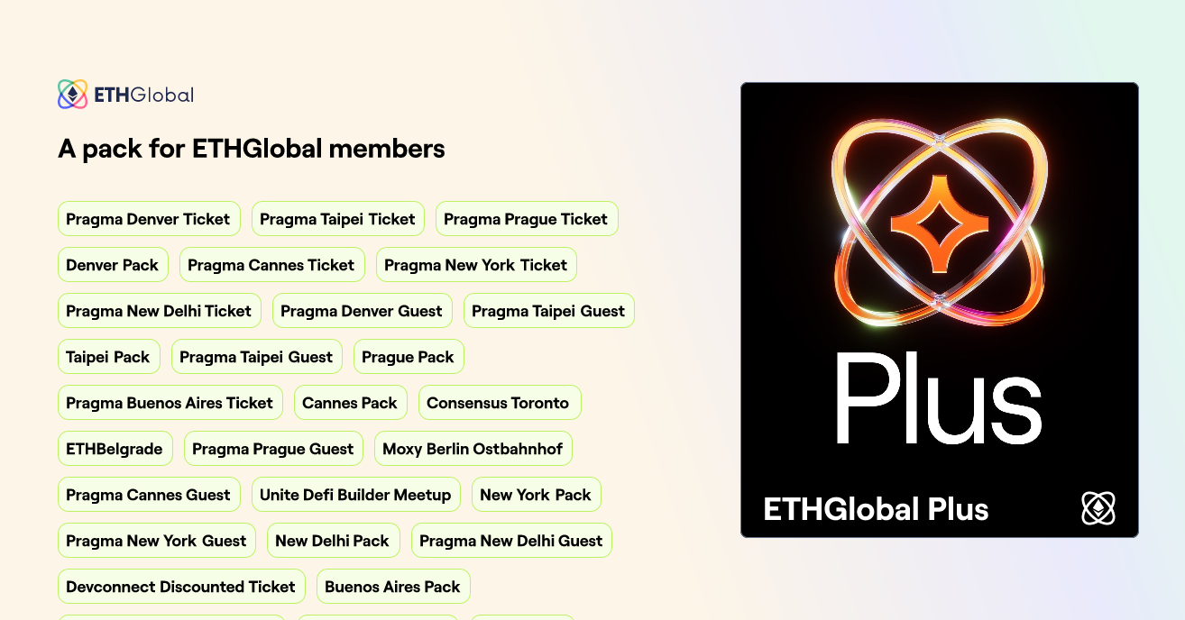 ETHGlobal Packs